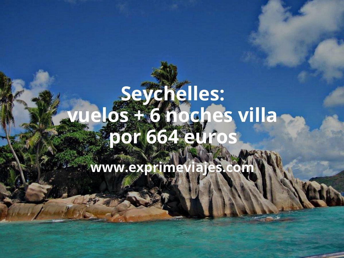 Seychelles: Vuelos con Qatar + 6 noches villa por 664 euros